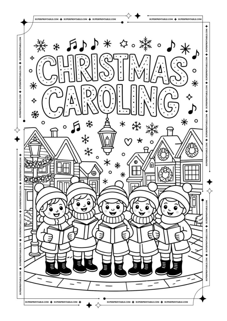 20 Hello December Coloring Pages (Free PDF Printables)