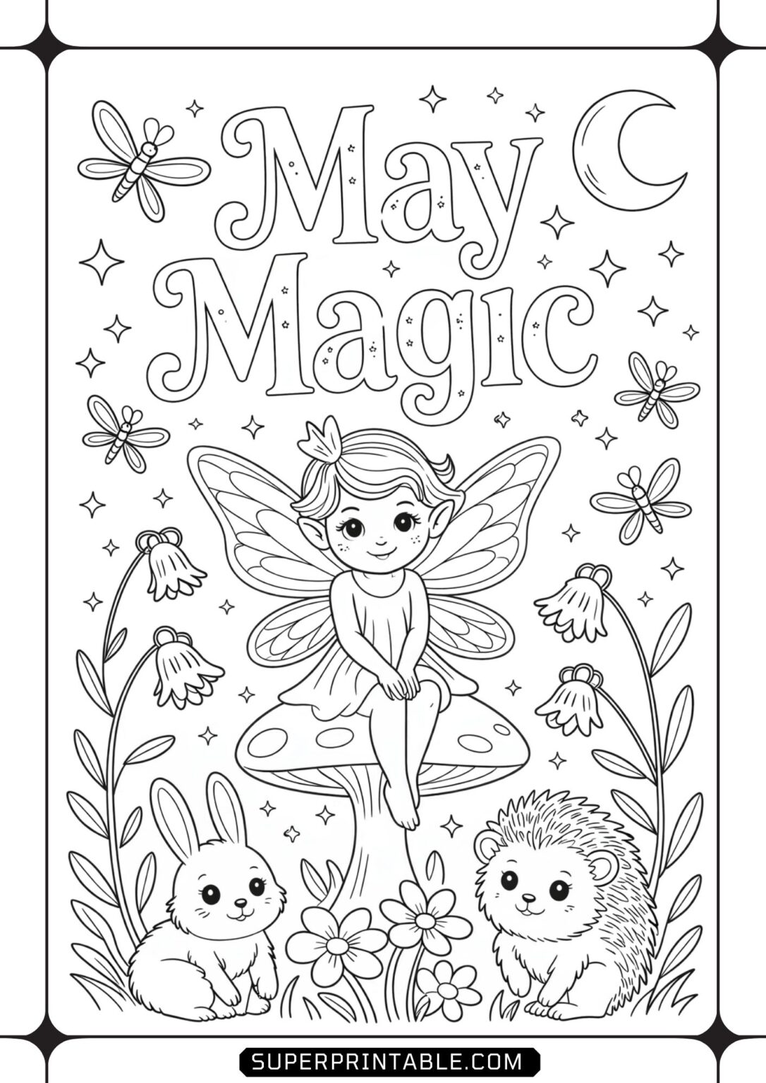 20 Hello May Coloring Pages (Free PDF Printables)