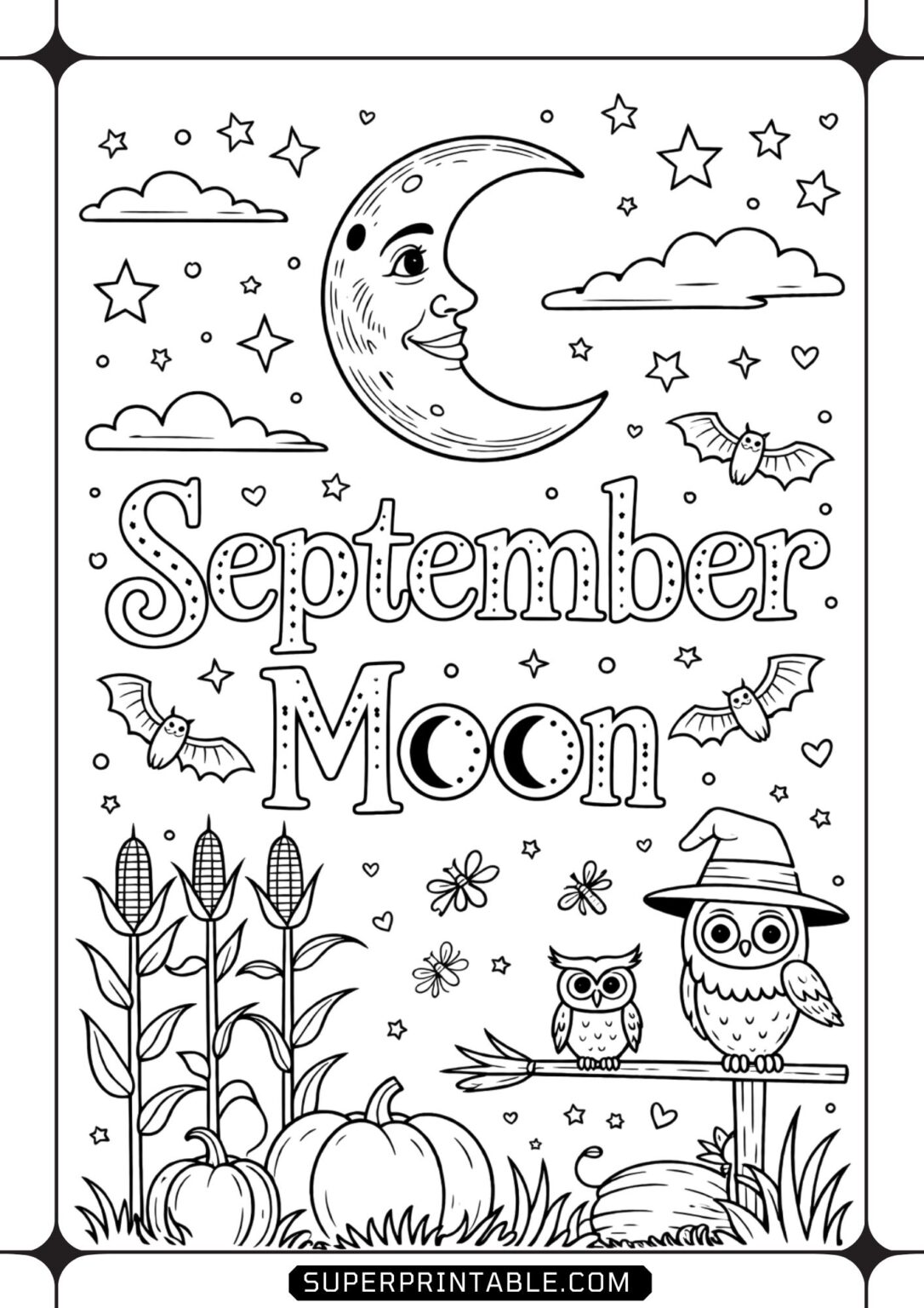 20 Hello September Coloring Pages (Free PDF Printables)