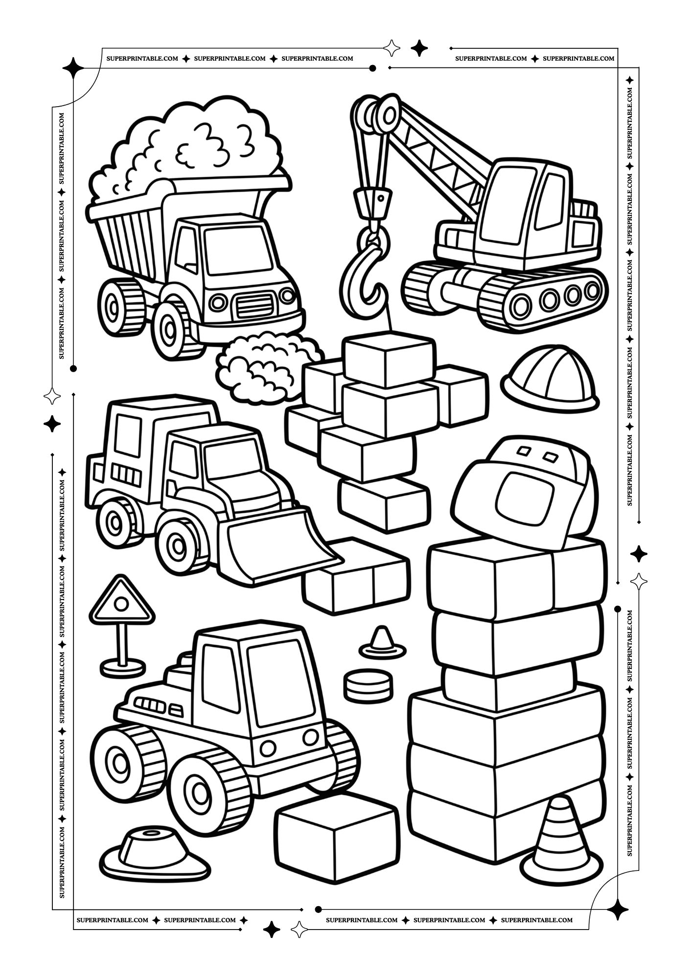 10+ Kids Toy Coloring Pages (Free PDF Printables)