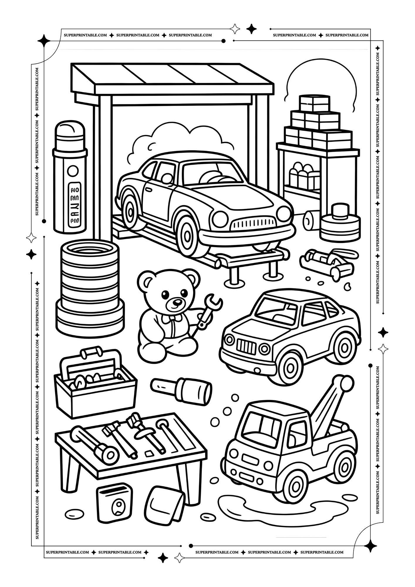10+ Kids Toy Coloring Pages (Free PDF Printables)