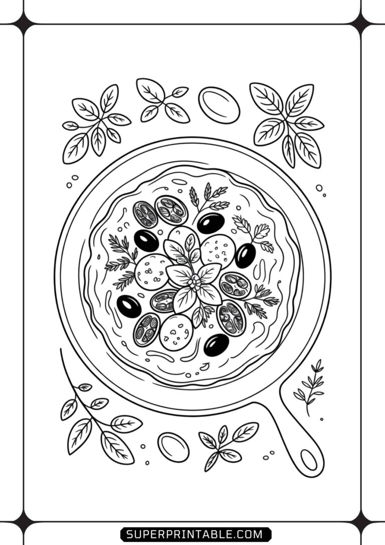 20 Omelet Coloring Pages (Free PDF Printables)