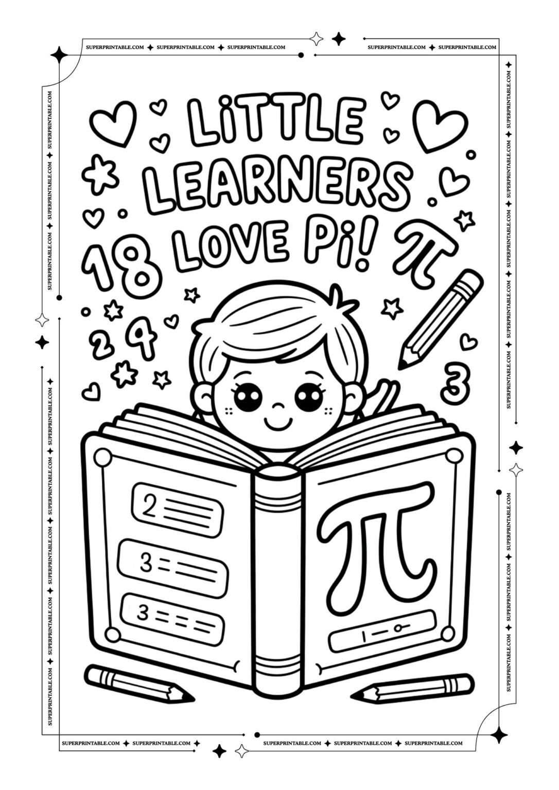 15+ Pi Day Coloring Pages (Free PDF Printables)