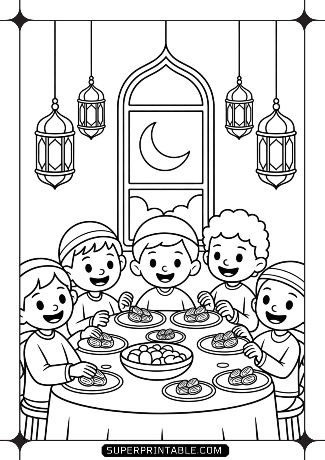 20 Ramadan Kareem Coloring Pages (Free PDF Printables)