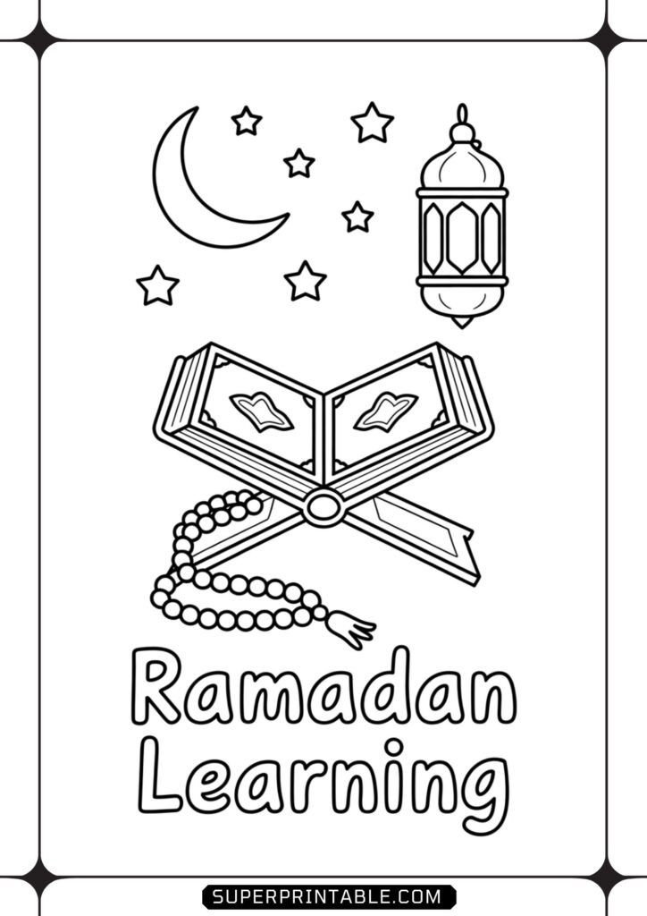 20 Ramadan Kareem Coloring Pages (Free PDF Printables)