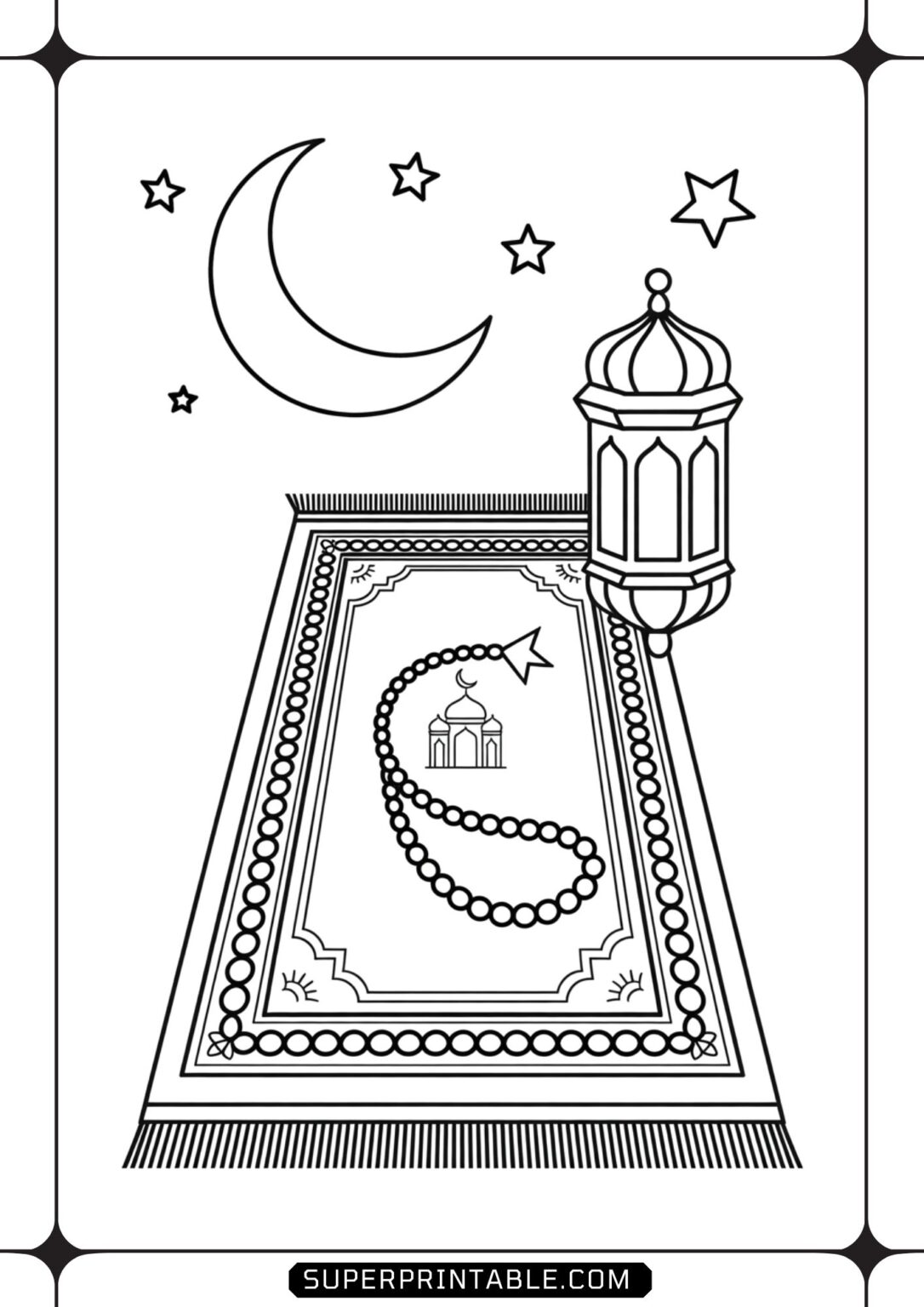 20 Ramadan Kareem Coloring Pages (Free PDF Printables)