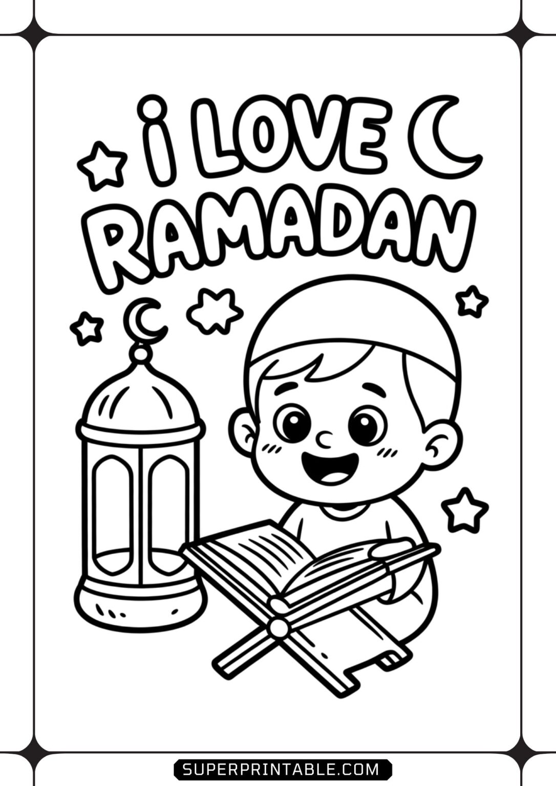 20 Ramadan Kareem Coloring Pages (Free PDF Printables)