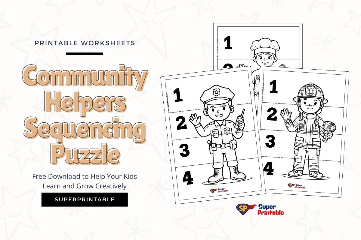 10+ Community Helpers Sequencing Puzzle (Free PDF Printables)