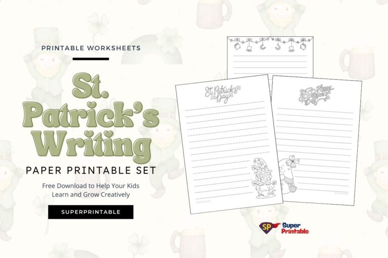10+ St. Patrick's Writing Paper Printable (Free PDF Printables)