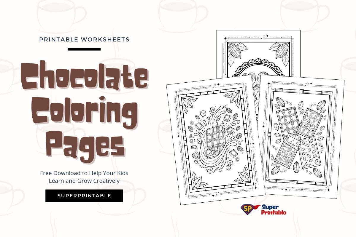 Chocolate Coloring Pages (Free PDF Printables)