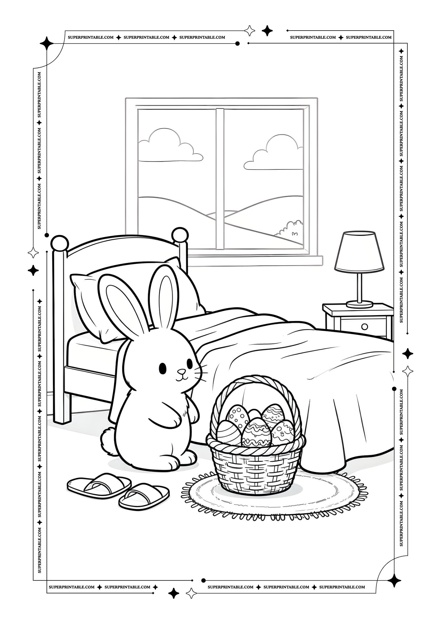 10 Cute Easter Friends Coloring Pages (Free PDF Printables)