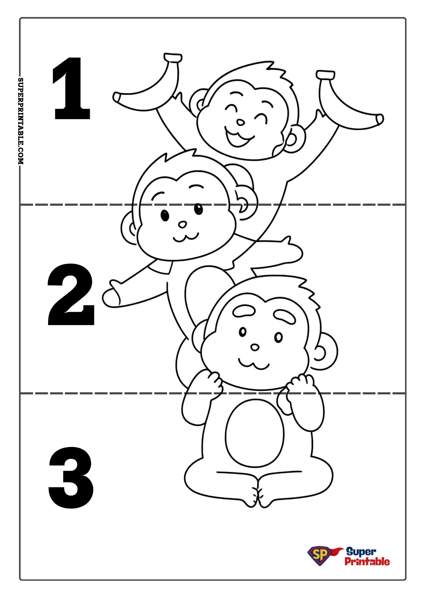 10 Monkey Puzzle Activity (Free PDF Printables)