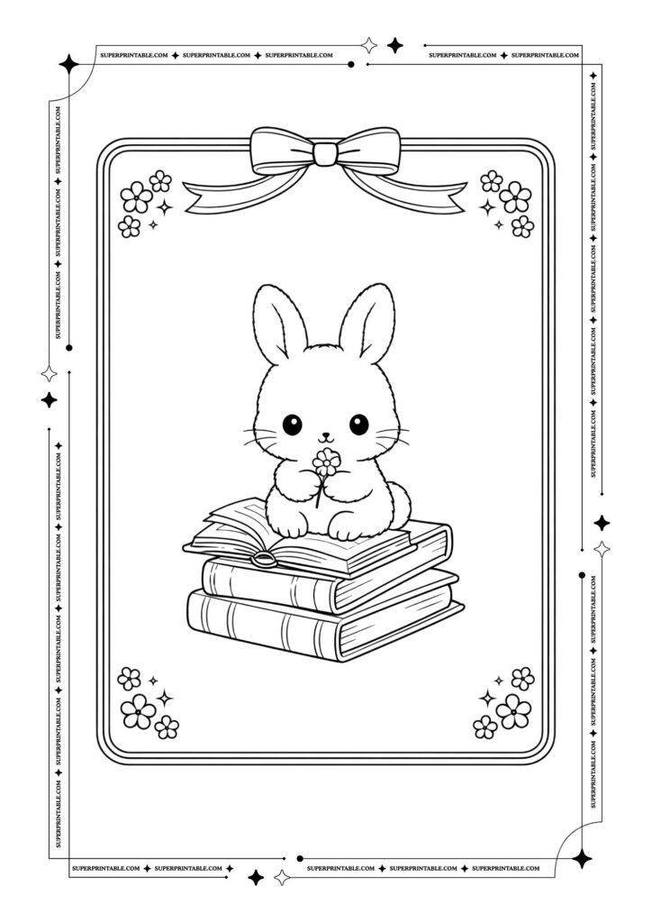 10+ Spring Bunnies Coloring Pages (Free PDF Printables)
