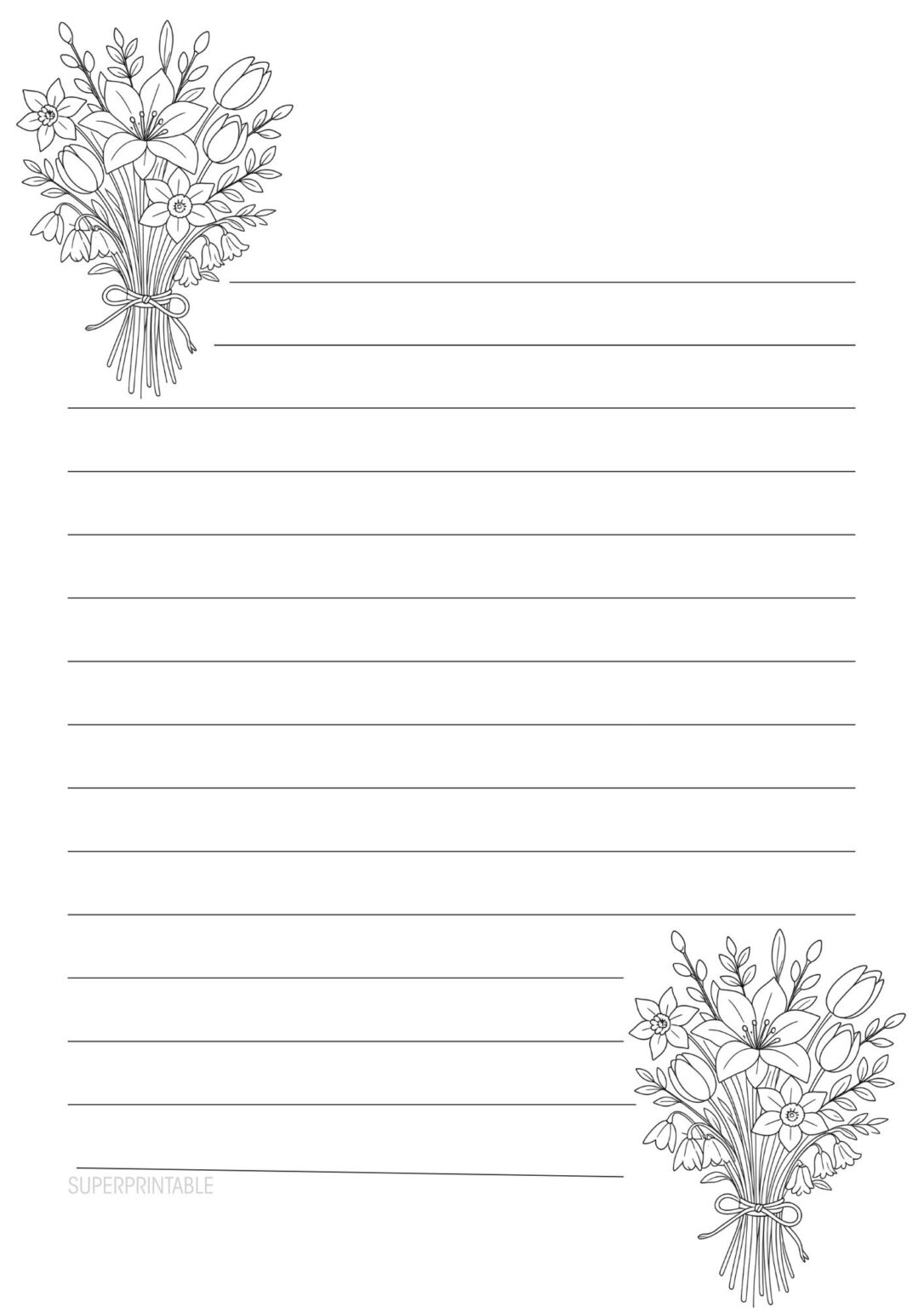10+ Spring Writing Paper Printable (Free PDF Printables)