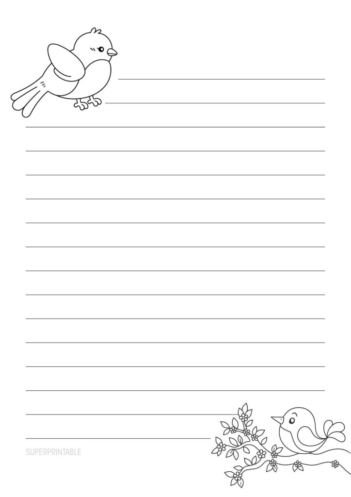 10+ Spring Writing Paper Printable (Free PDF Printables)