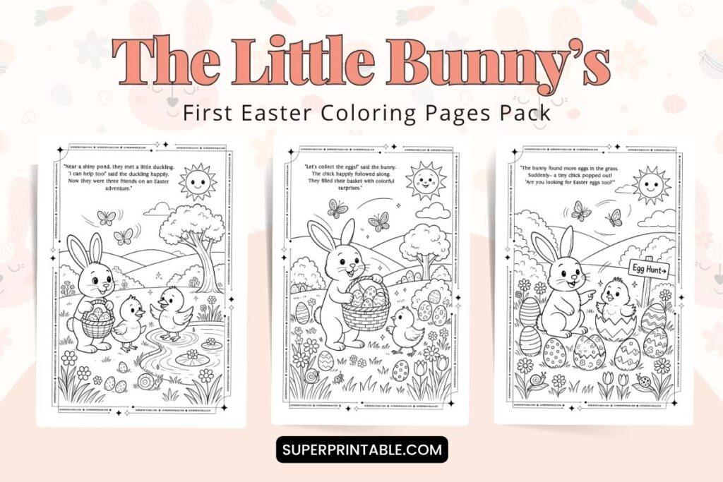 The Little Bunny’s First Easter (Free PDF Printables)