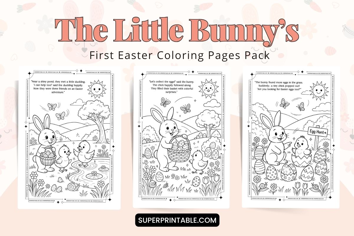 The Little Bunny’s First Easter (Free PDF Printables)
