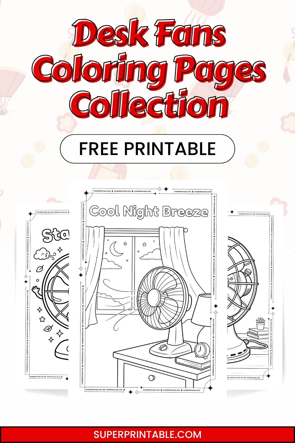 20+ Desk Fans Coloring Pages (Free PDF Printables)
