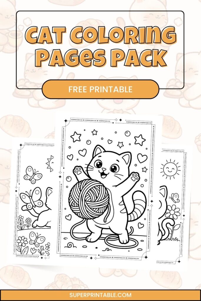40+ Cat Coloring Pages (Free PDF Printables)