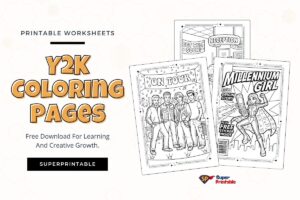 55+ Y2K Coloring Pages (Free PDF Printables)