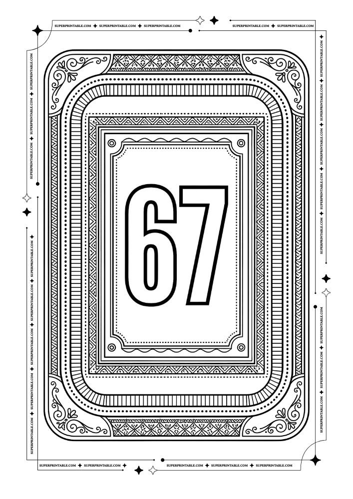 67 Coloring Pages (Free PDF Printables)