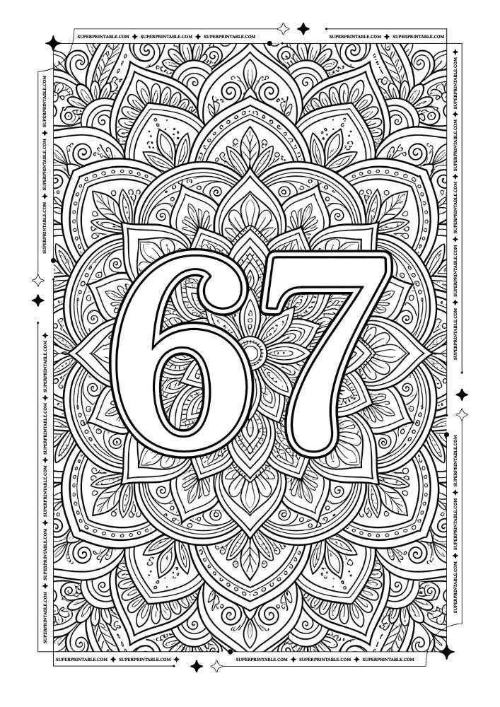 67 Coloring Pages (Free PDF Printables)
