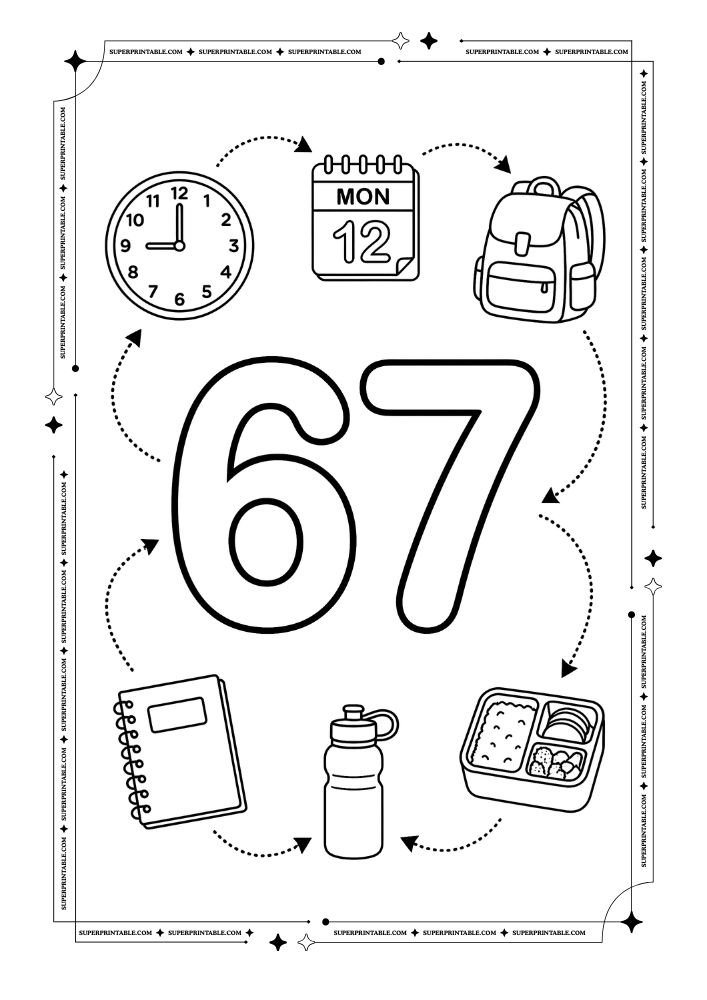 67 Coloring Pages (Free PDF Printables)