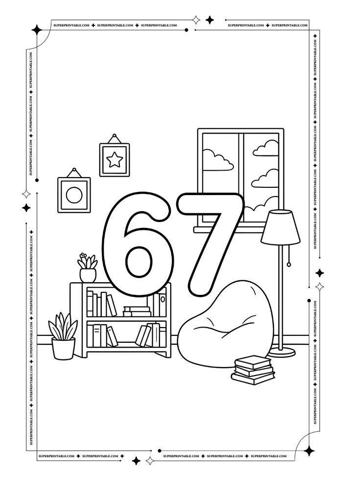 67 Coloring Pages (Free PDF Printables)