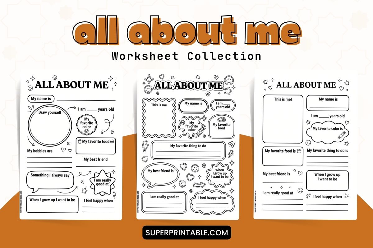 All About Me Worksheet (Free PDF Printables)