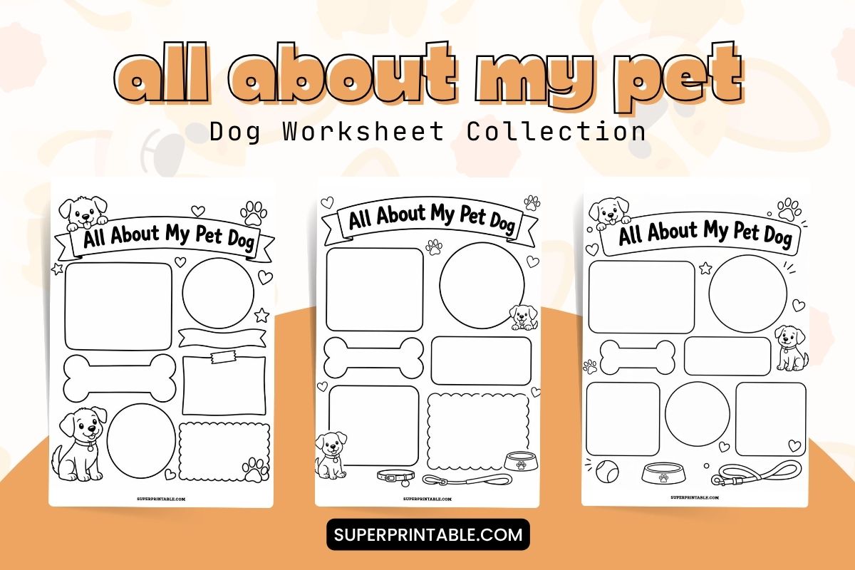 All About My Pet Dog Worksheet (Free PDF Printables)