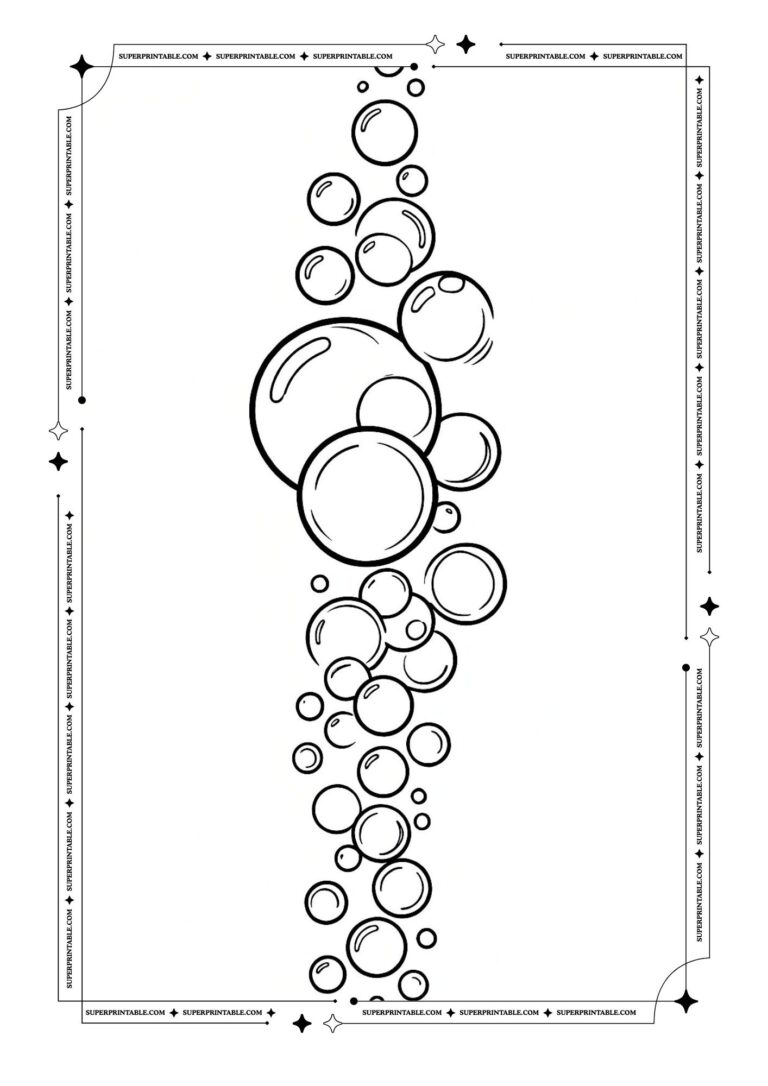 12+ Bubbles Coloring Pages (Free PDF Printables)
