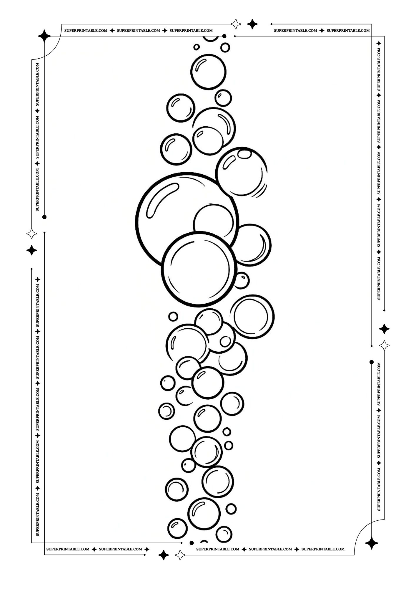 12+ Bubbles Coloring Pages (Free PDF Printables)