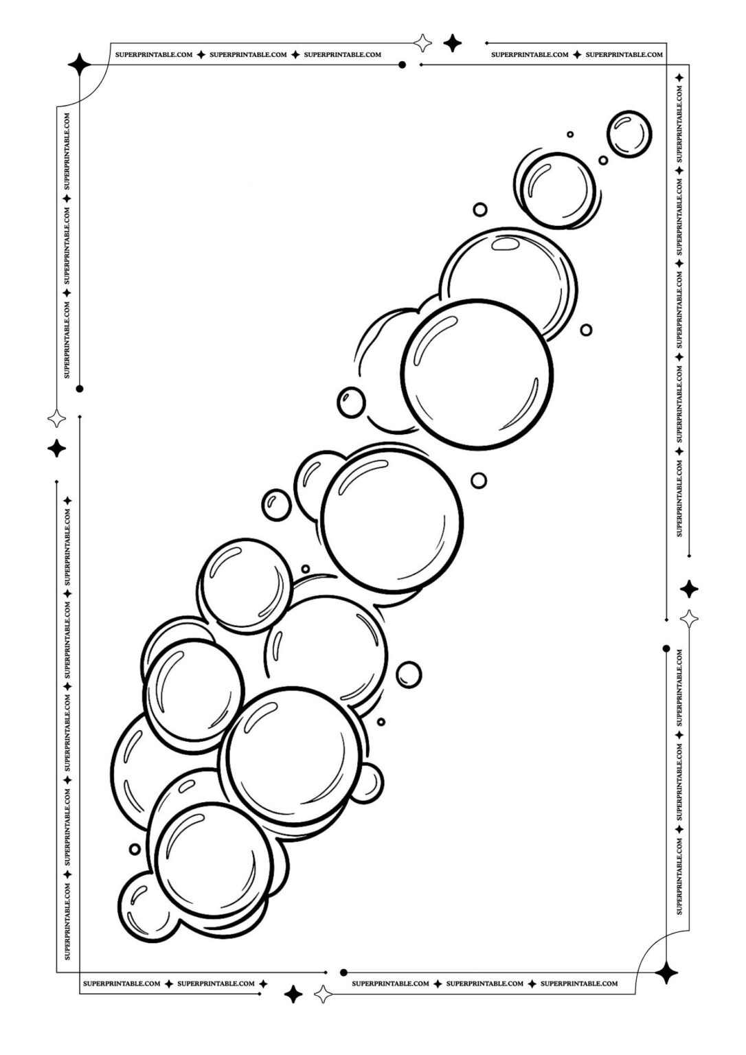 12+ Bubbles Coloring Pages (Free PDF Printables)