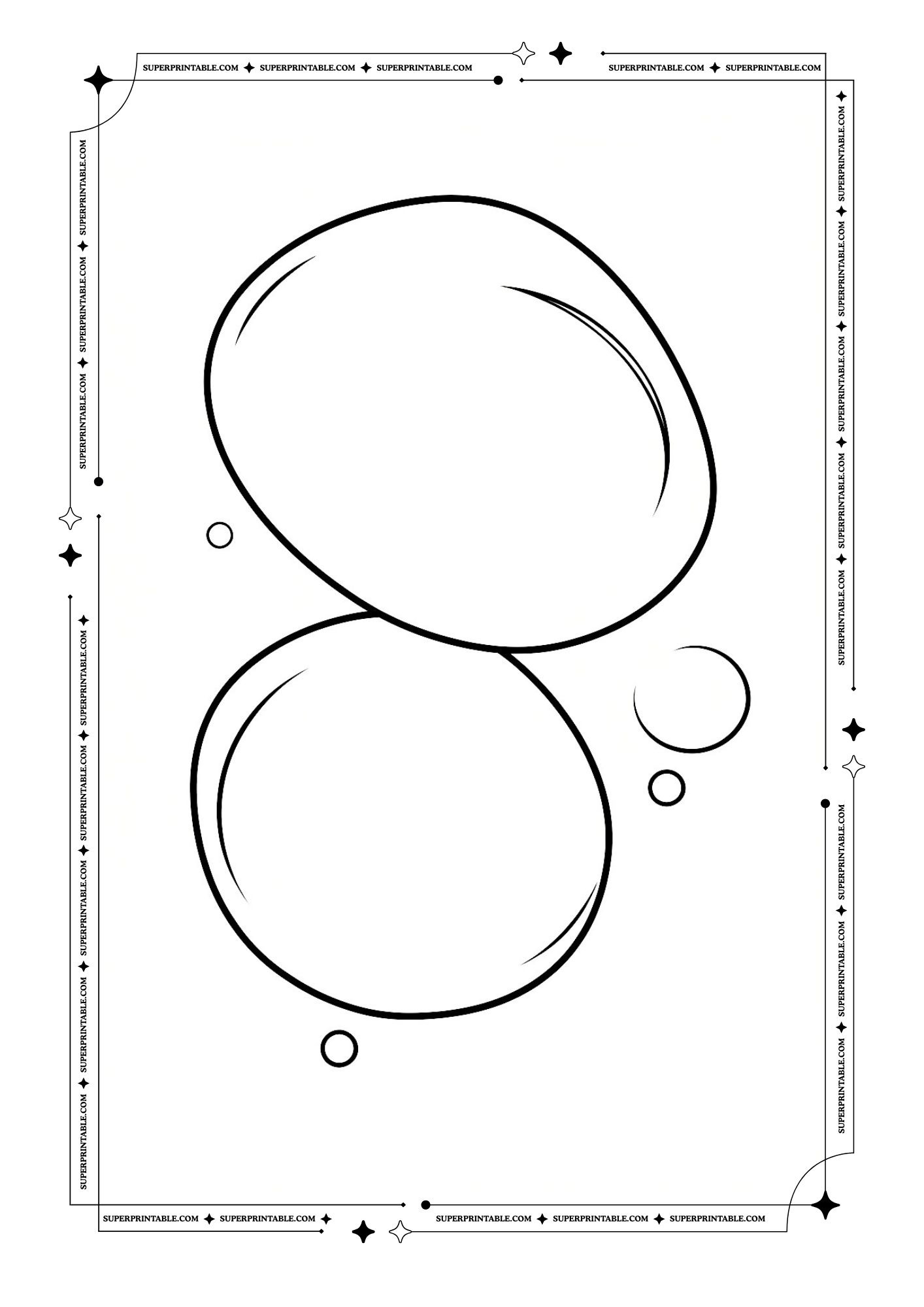 12+ Bubbles Coloring Pages (Free PDF Printables)