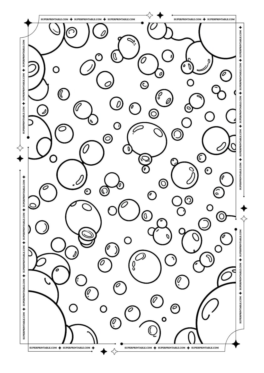 12+ Bubbles Coloring Pages (Free PDF Printables)