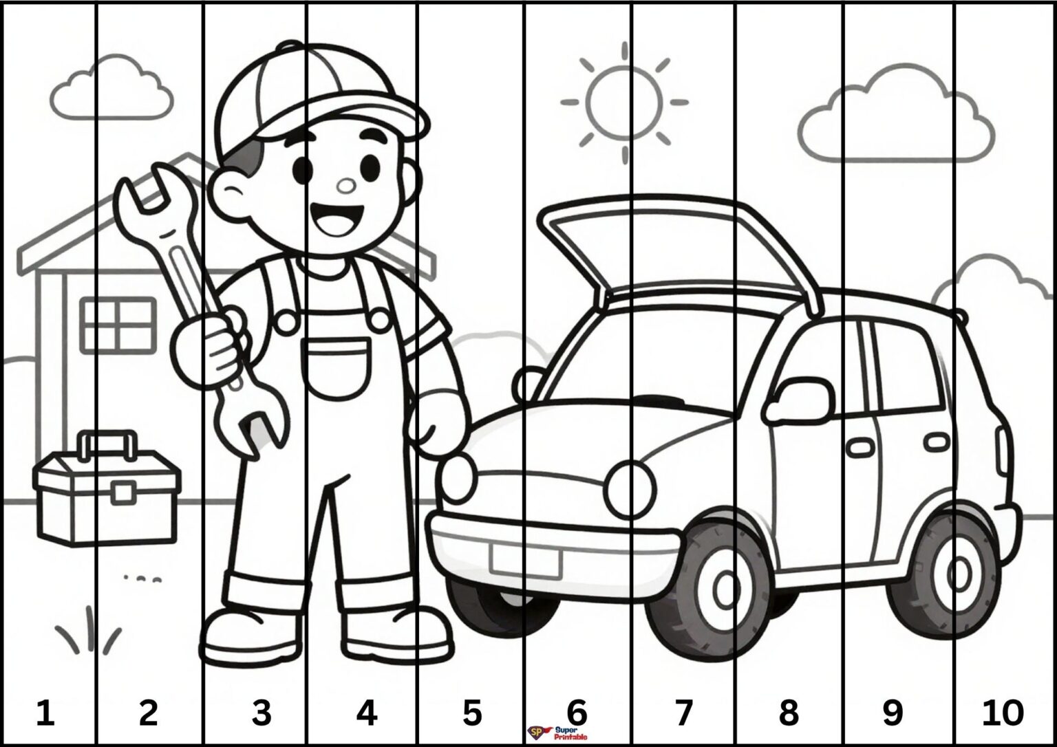 22+ Community Helper Cut and Color (Free PDF Printables)