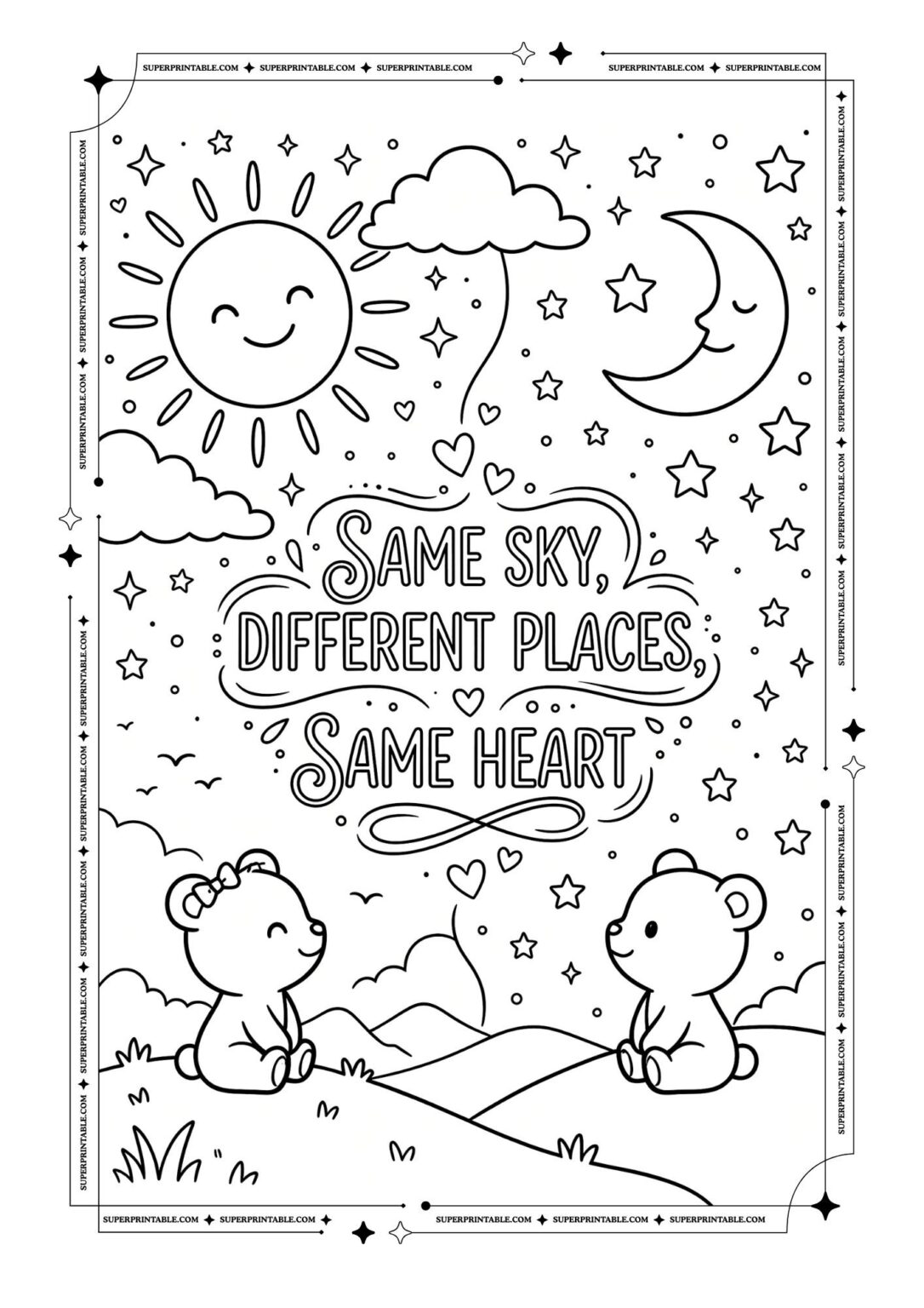 20+ I Miss You Coloring Pages (Free PDF Printables)
