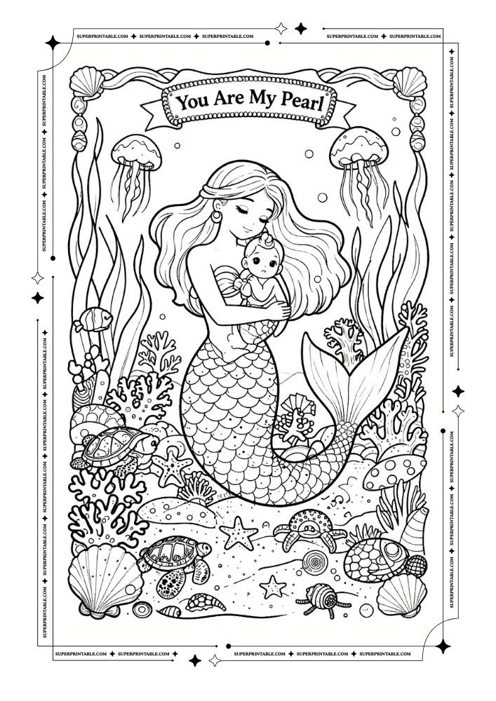 Mother's Day Greeting Card Coloring Pages (Free PDF Printables)
