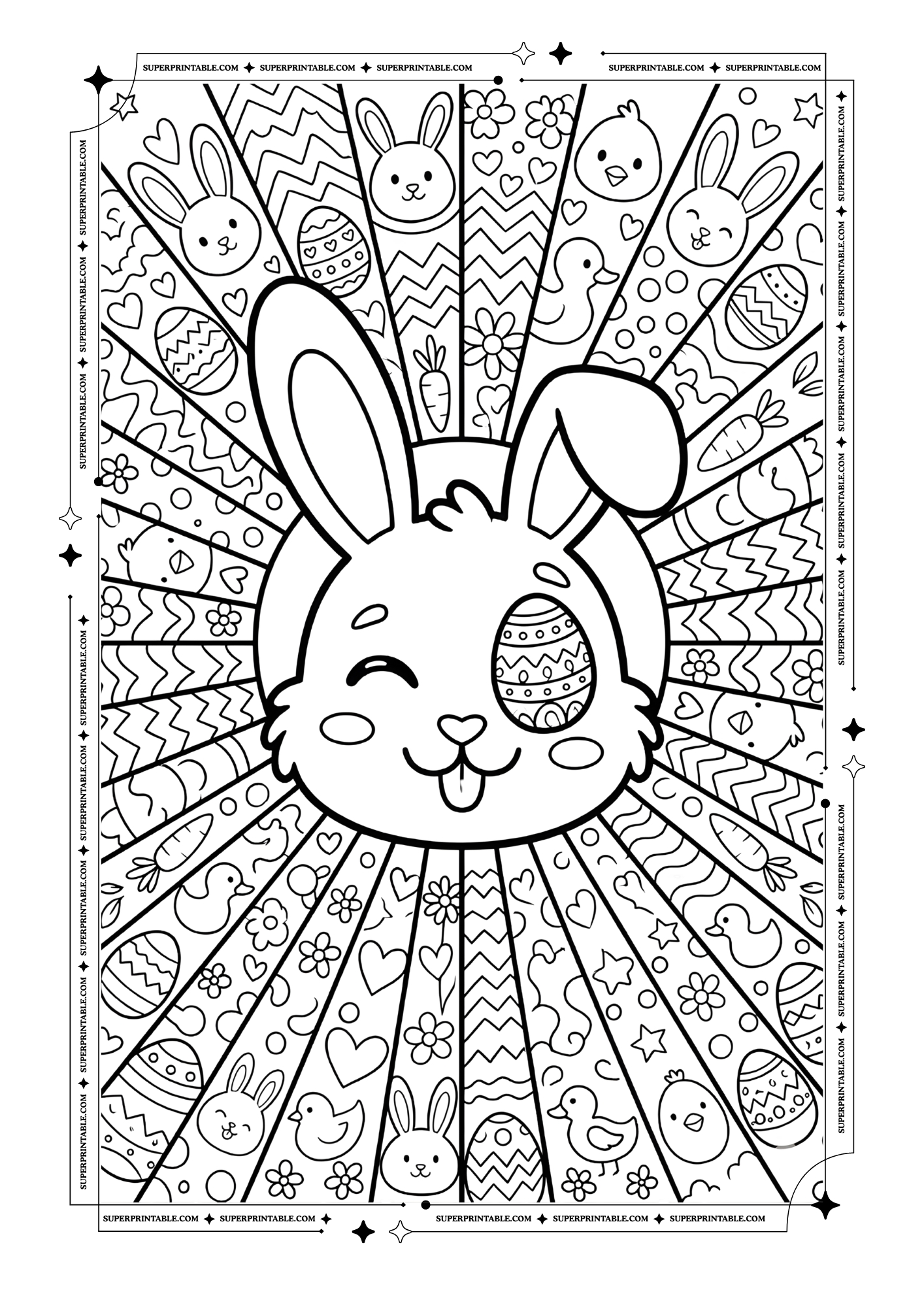 10+ Pop Art Easter Coloring Pages (Free PDF Printables)