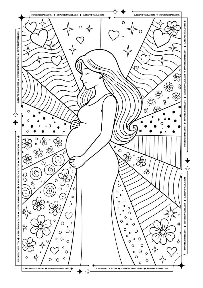 15+ Pop Art Mother's Day Coloring Pages (Free PDF Printables)