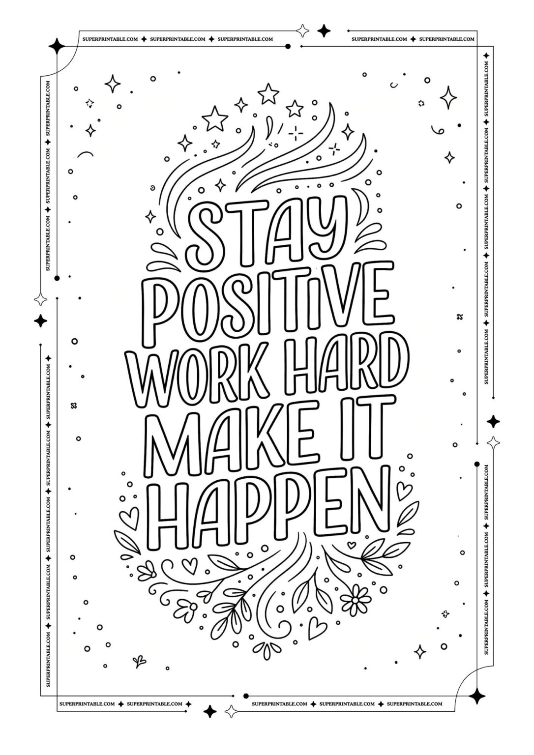 30 Positive Affirmation Coloring Pages (Free PDF Printables)