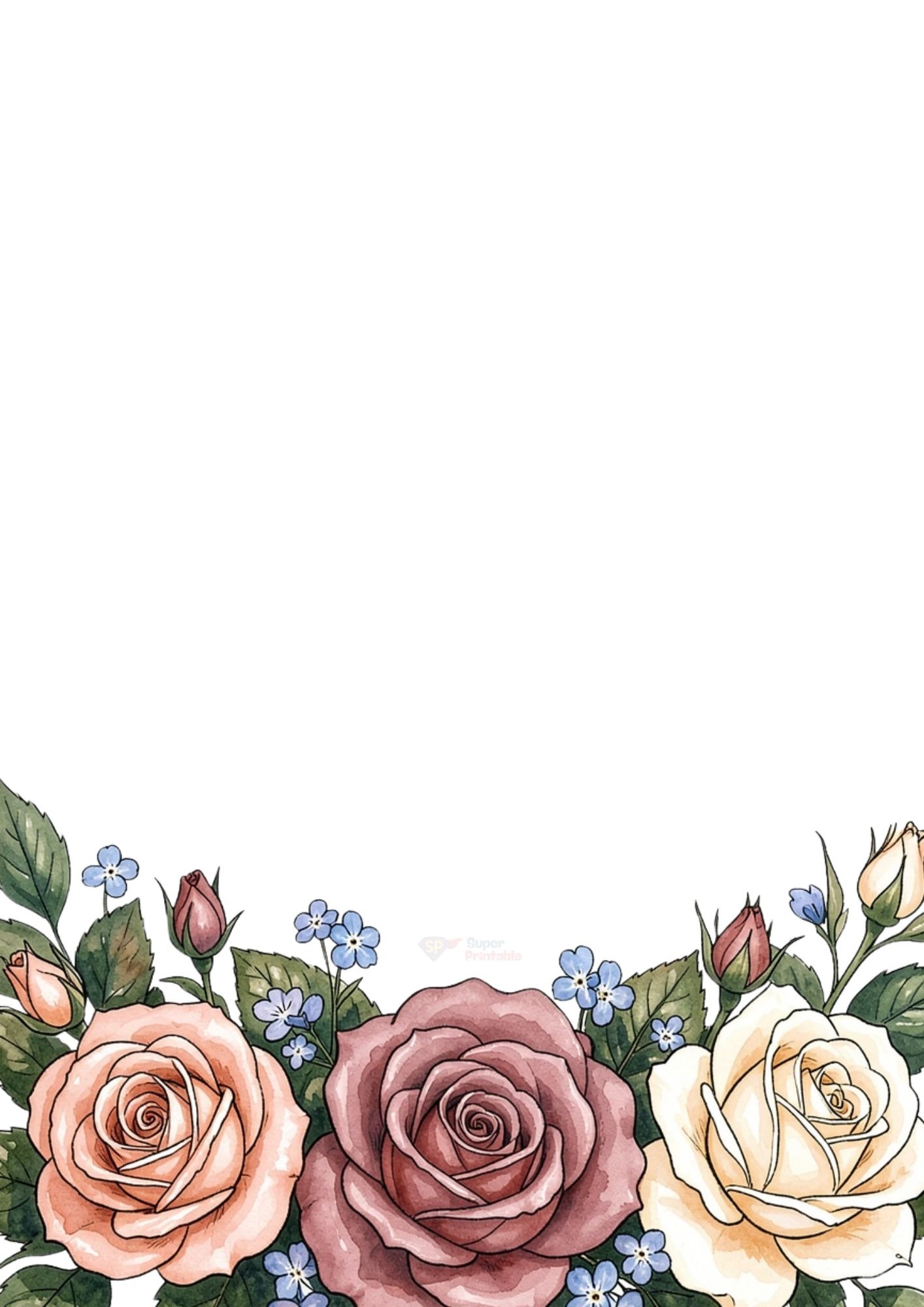 10 Spring Floral Digital Papers (Free PDF Printables)