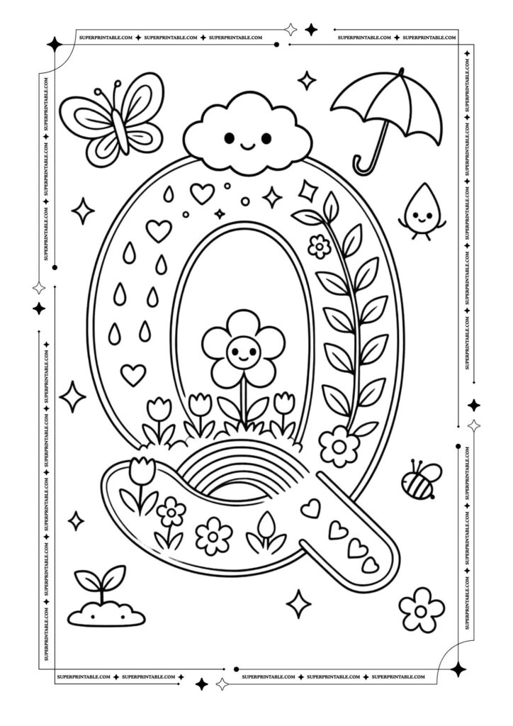 The Cozy Spring Alphabet Coloring Pages (Free PDF Printables)