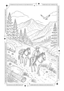 65+ Wild West Coloring Pages (Free PDF Printables)