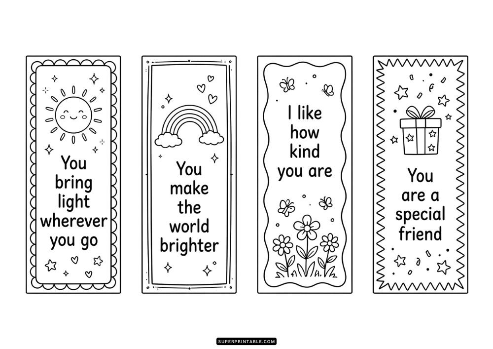 25+ Daily Motivation Bookmarks for Students (Free PDF Printable)
