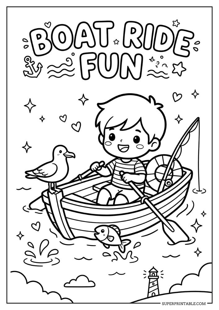 20 Summer Vacation Coloring Pages (Free PDF Printable)
